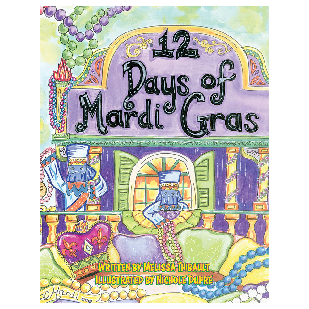 12 Days of Mardi Gras hardcover book – zukababy