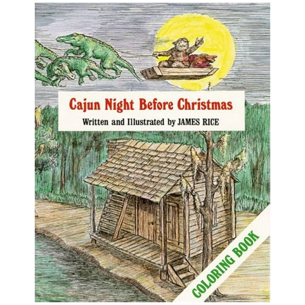 Cajun Night Before Christmas | Coloring Book – zukababy